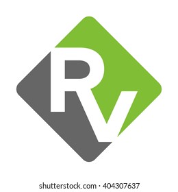 Letter R V Logo Vector Stock Vector (Royalty Free) 404307637 | Shutterstock