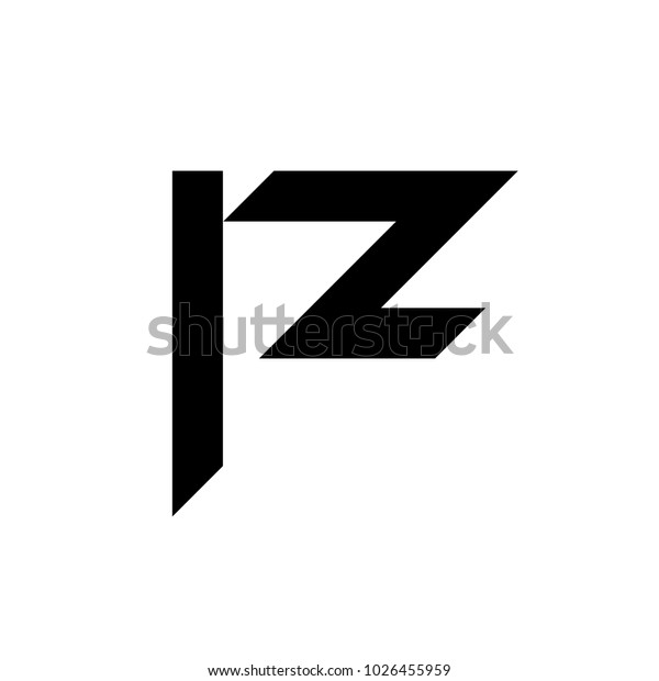 Letter R Z Vector Logo Stock Vector (Royalty Free) 1026455959 ...