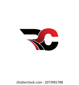 Letter Rc Simple Logo Design Vector Stock Vector (Royalty Free ...