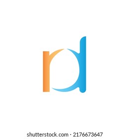 Letter Rd Logo Design Vector Stock Vector (Royalty Free) 2176673647 ...