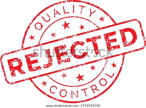 Letter Rejected Stamp Vector Illustration Stock Vector Royalty Free 1714933558 Shutterstock