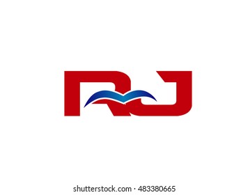 Letter Rj Logo Stock Vector (Royalty Free) 483380665 | Shutterstock