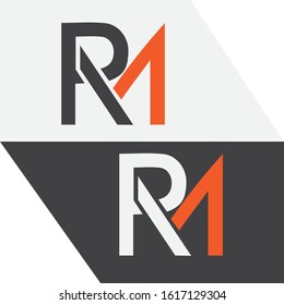 Letter Rm Logo Icon Design Template Stock Vector (Royalty Free ...