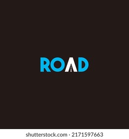 Letter Road Route Logo Design Template Stock Vector (Royalty Free ...