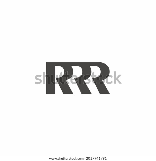 Letter Rrr Triple R Logo Design Stock Vector (Royalty Free) 2017941791 ...
