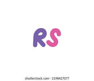 Letter Rs Logo Design Vector Template Stock Vector (Royalty Free ...