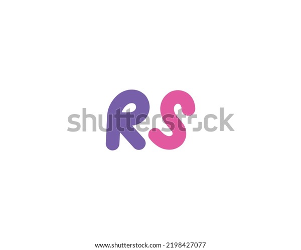 Letter Rs Logo Design Vector Template Stock Vector (Royalty Free ...