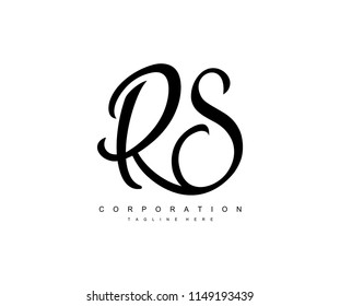 Rs Monogram Images, Stock Photos & Vectors | Shutterstock
