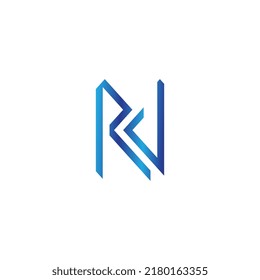 Letter Rv Rv Design Monogram Logo Stock Vector (Royalty Free ...