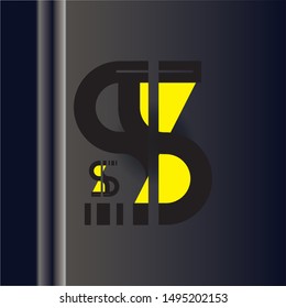 S 5 Logo Yellow Color Symbolizes Stock Illustration 1495029089 ...