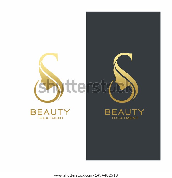Letter S Beauty Logo Vector Template Stock Vector (Royalty Free) 1494402518
