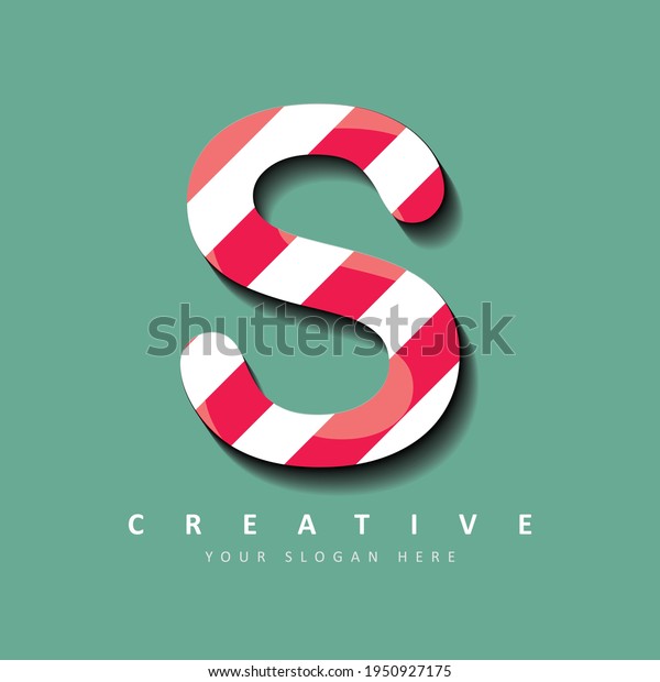 Letter S Candy Logo Design Vector Stock Vector (Royalty Free ...