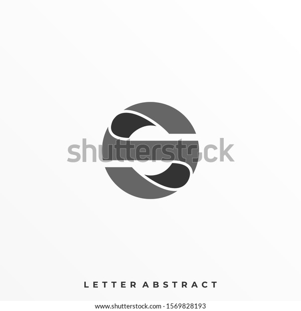 Letter S Circle Illustration Vector Template Stock Vector (Royalty Free ...