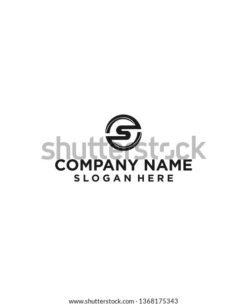 Letter S Circle Logo Design Vector Stock Vector (Royalty Free ...