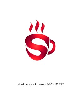 Letter S Coffee Logo Stock Vector (Royalty Free) 666310732 | Shutterstock