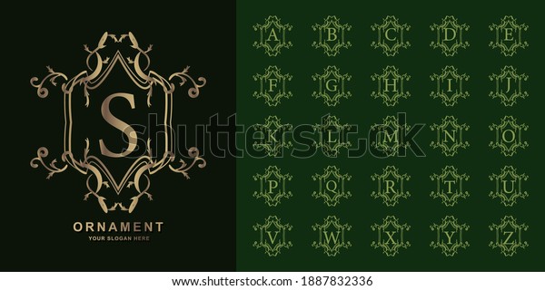 Letter S Collection Initial Alphabet Luxury Stock Vector (Royalty Free ...