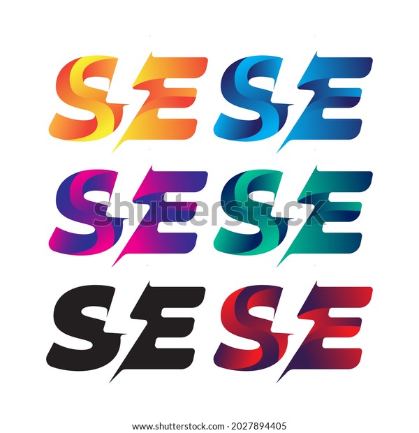 Letter S E Energy Logo Stock Vector (Royalty Free) 2027894405 ...