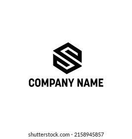 Letter S Flag Logo Vector Work Stock Vector (Royalty Free) 2158945857 ...