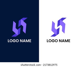 4,334 Letter S And H Modern Logo Design Template Images, Stock Photos ...