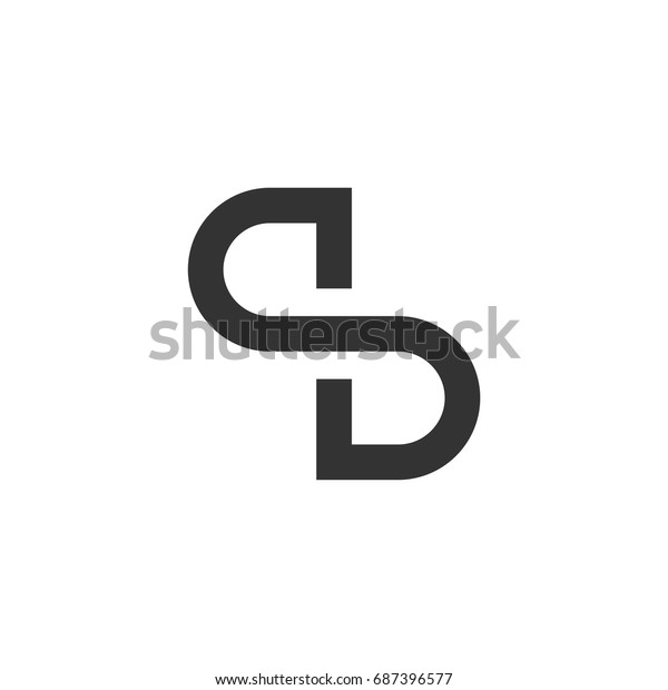 Letter S Infinity Logo Template Illustration Stock Vector (Royalty Free ...