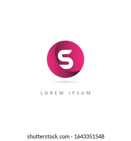 Letter S Logo Circle Element Design Stock Vector (Royalty Free ...