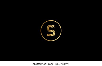 Letter S Logo Circle Frame Logo Stock Vector (Royalty Free) 1327788692 ...