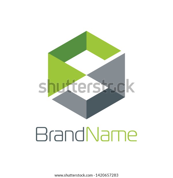 Letter S Logo Formed Cube Symbol Stock Vector (Royalty Free) 1420657283 ...