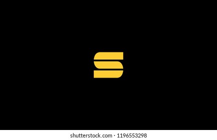 Letter S Logo Negative Space Effect Stock Vector (Royalty Free ...