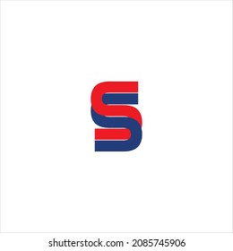 Letter S Logo Vector Template 2d Stock Vector (Royalty Free) 2085745906 ...