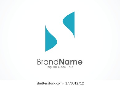 Letter S Negative Space Logo: เวกเตอร์สต็อก (ปลอดค่าลิขสิทธิ์ ...