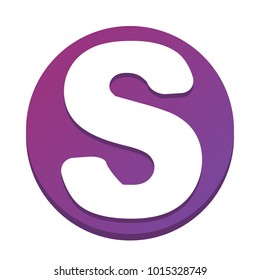 Letter S Sign Design Template Element Stock Vector (Royalty Free ...
