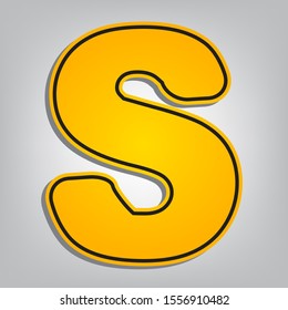 Letter S Sign Design Template Element Stock Vector (Royalty Free ...
