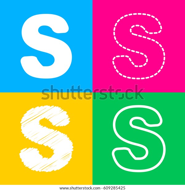 Letter S Sign Design Template Element Stock Vector (Royalty Free ...