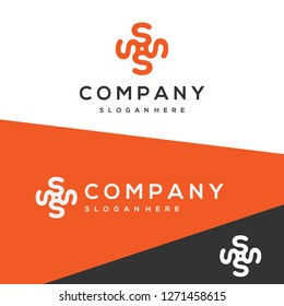 Letter S Simple Logo Design Vector Stock Vector (Royalty Free ...