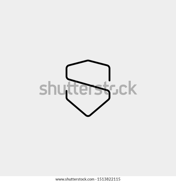 Letter S Ss Shield Logo Design Stock Vector (Royalty Free) 1513822115 ...