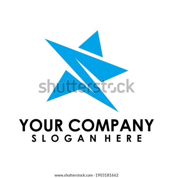 Letter S Star Design Concept Stock Vector (Royalty Free) 1903181662 ...