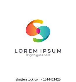 Letter S Transparency Vector Logo Design Stock Vector (Royalty Free ...
