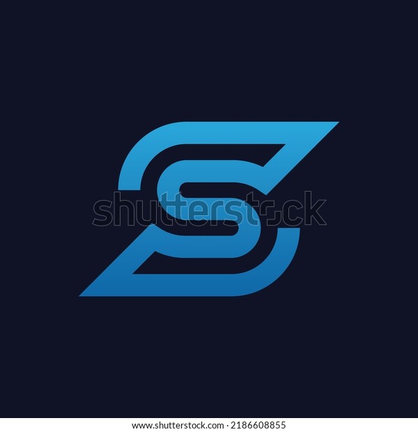 Letter S Z Logo Design Vector Stock Vector (Royalty Free) 2186608855 ...