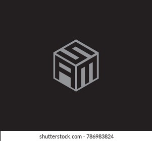 Letter Sam Logo Hexagon Logo Stock Vector (Royalty Free) 786983824 ...