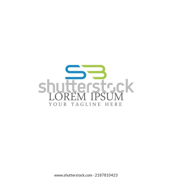 Letter Sb Creative Logo Design Template Stock Vector (Royalty Free ...
