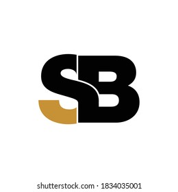Letter Sb Simple Logo Design Vector Stock Vector (Royalty Free ...