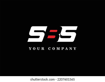 Letter Sbs Logo Design Icon Illustrator Stock Vector (Royalty Free ...