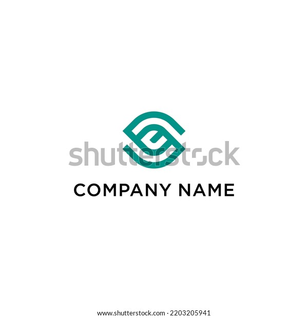 Letter Sc Line Logo Design Linear Stock Vector (Royalty Free ...
