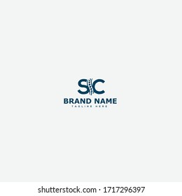 Letter Sc Logo Icon Design Template Stock Vector (Royalty Free) 1717296397