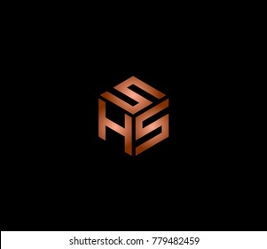 Letter Shs Logothree Letter Icon Stock Vector (Royalty Free) 779482459 ...