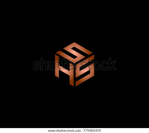 Letter Shs Logothree Letter Icon Stock Vector (Royalty Free) 779482459 ...