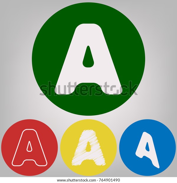 Letter Sign Design Template Element Vector Stock Vector (Royalty Free ...
