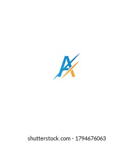 Letter Slash Logo Concept Letter Icon Stock Vector (Royalty Free ...