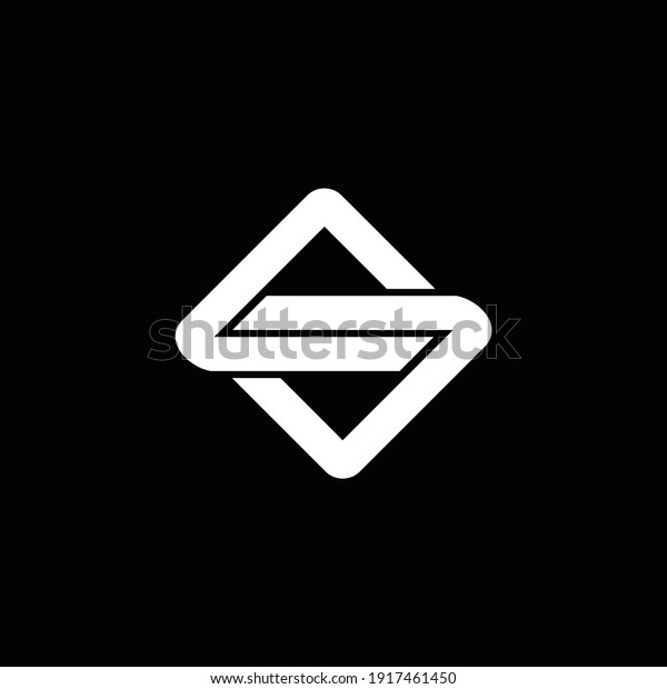 Letter Sn Monogram Logo Design Stock Vector (Royalty Free) 1917461450