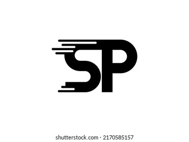 Letter Sp Logo Design Suitable Logos Stock Vector (Royalty Free ...